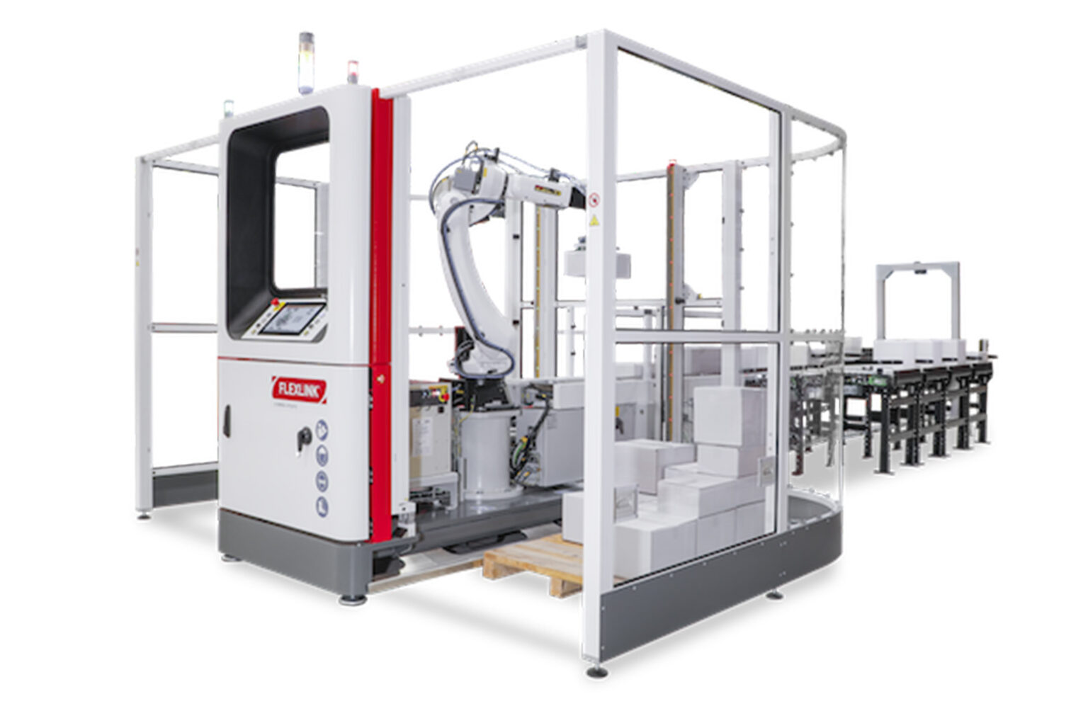 FlexLink introduces AI-driven mixed palletizer - Whserobotics